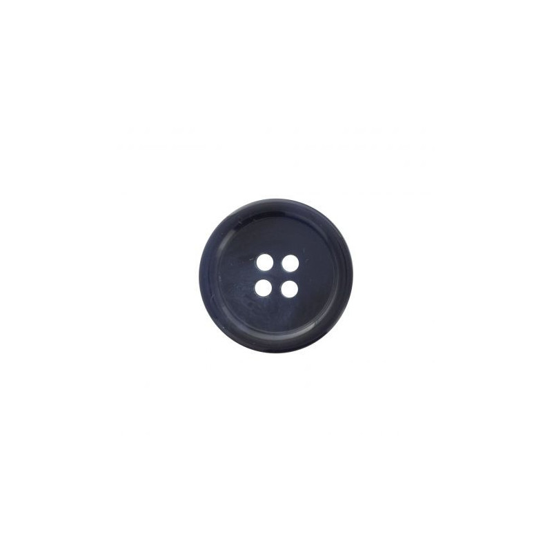 BOUTON BLEU EN COROZO 25MM